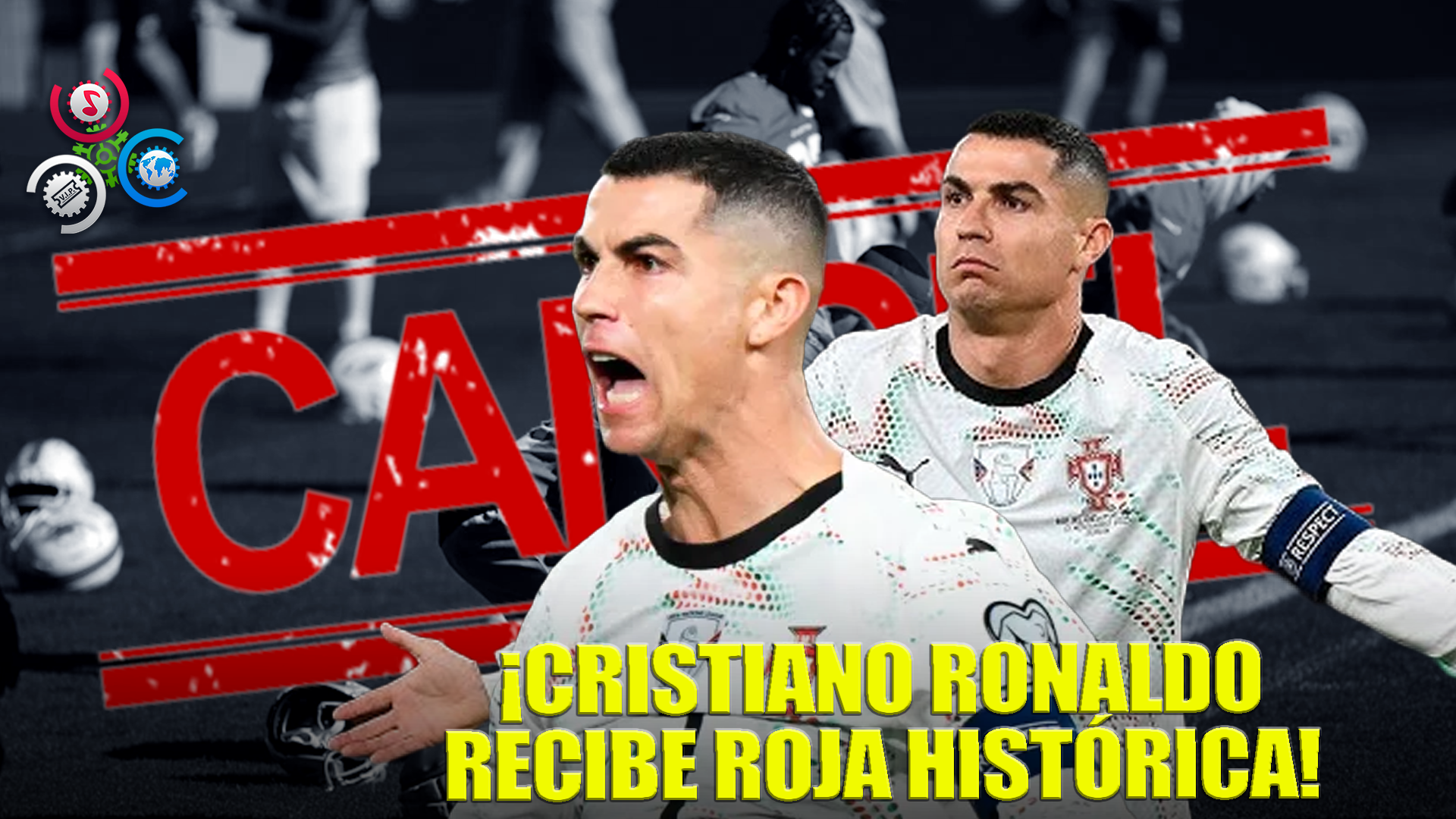 Cristiano Ronaldo fue expulsado por primera vez en una cancha tras ...