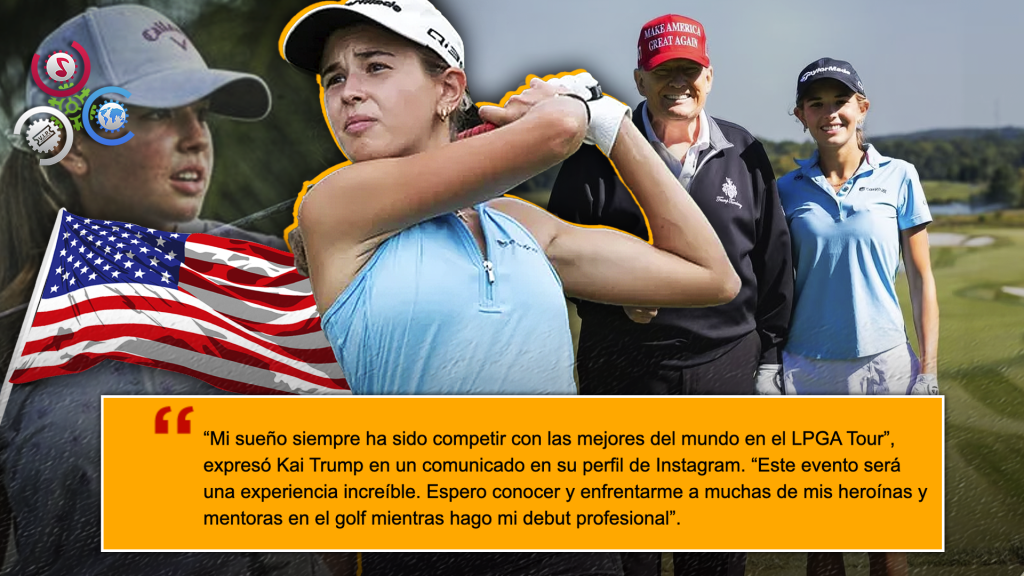 Kai Trump, nieta de Donald Trump, hará su debut en el golf profesional ...