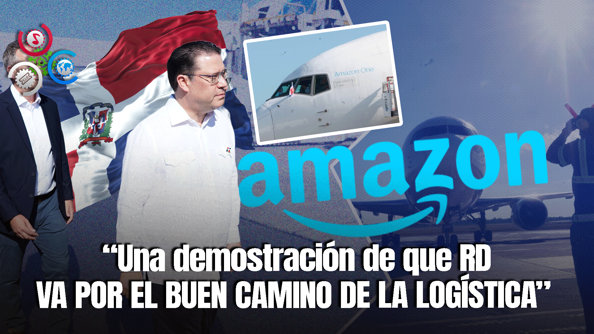 Llega el primer avión de Amazon Air Cargo, empieza sus operaciones en RD - Cachicha.com