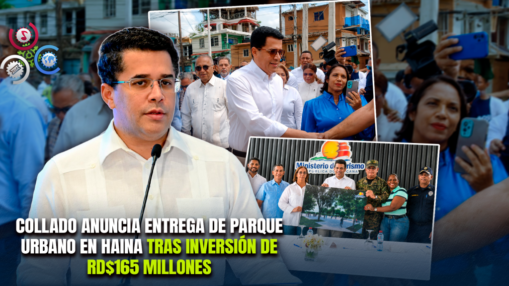 Ministro David Collado supervisa construcción de obra en los Bajos de ...