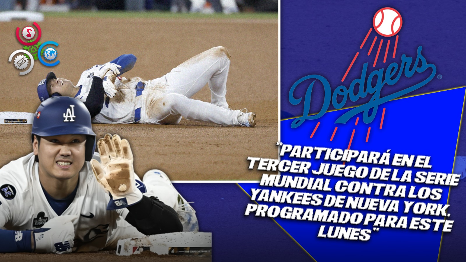 Shohei Ohtani jugará con los Dodgers en el tercer juego de la Serie Mundial pese a lesión en el ...