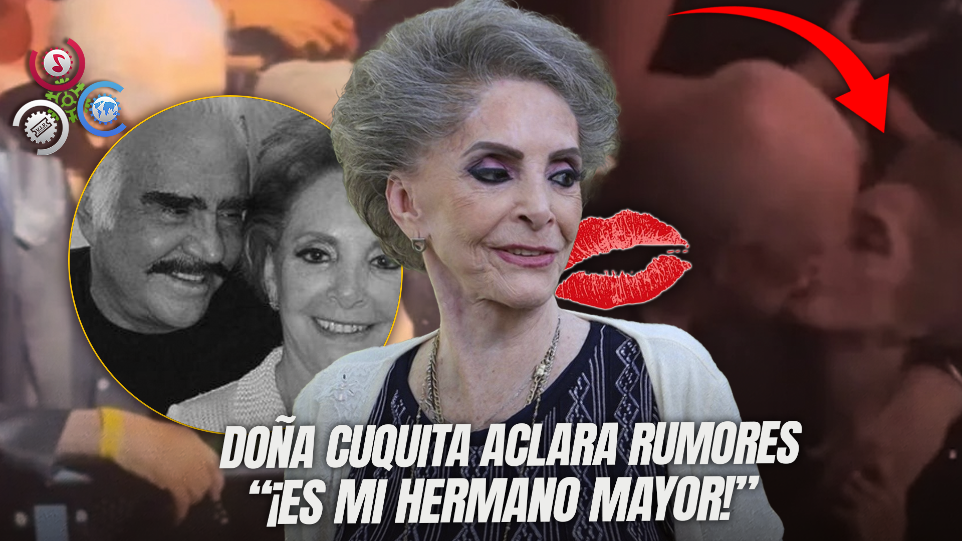 Viuda de Vicente Fernández es captada besándose con otro hombre en pleno concierto de su hijo ...