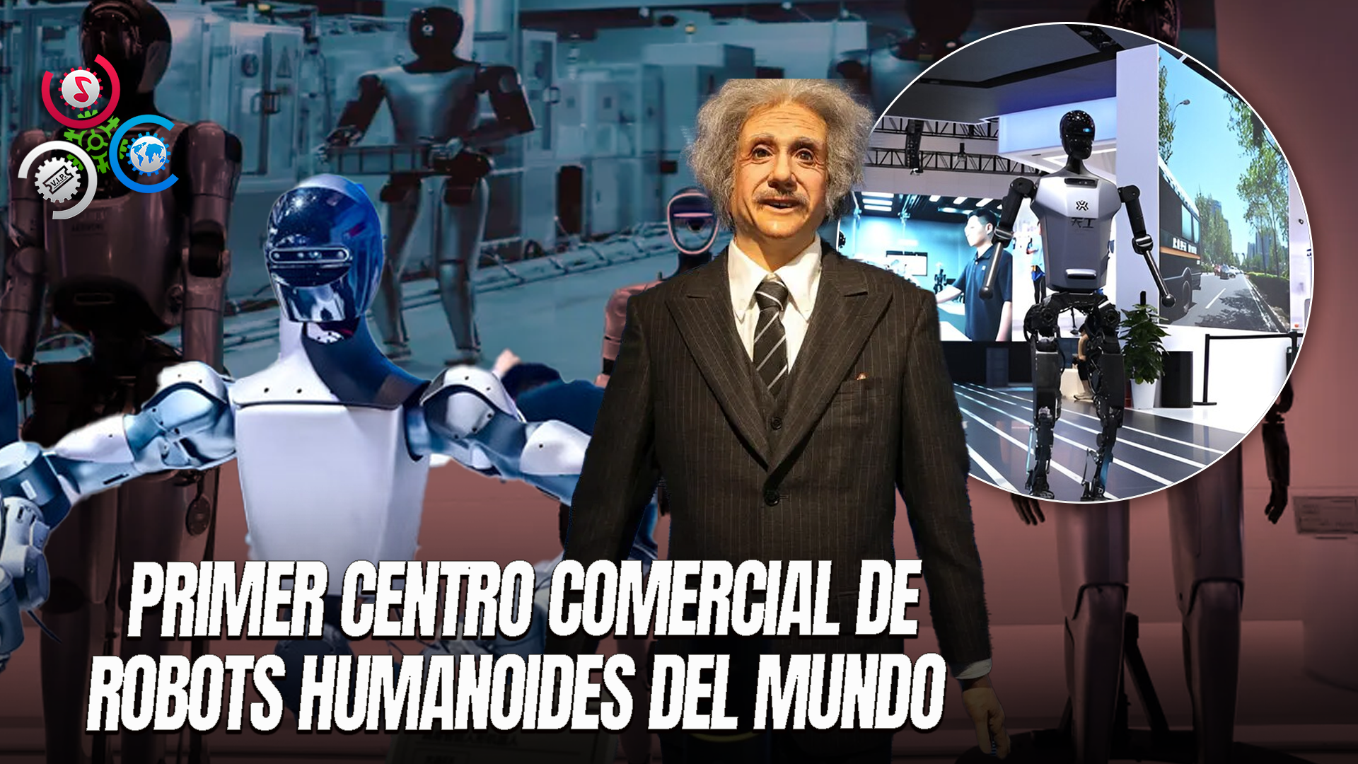 China inaugura la primera megatienda de robots humanoides en Pekín ...