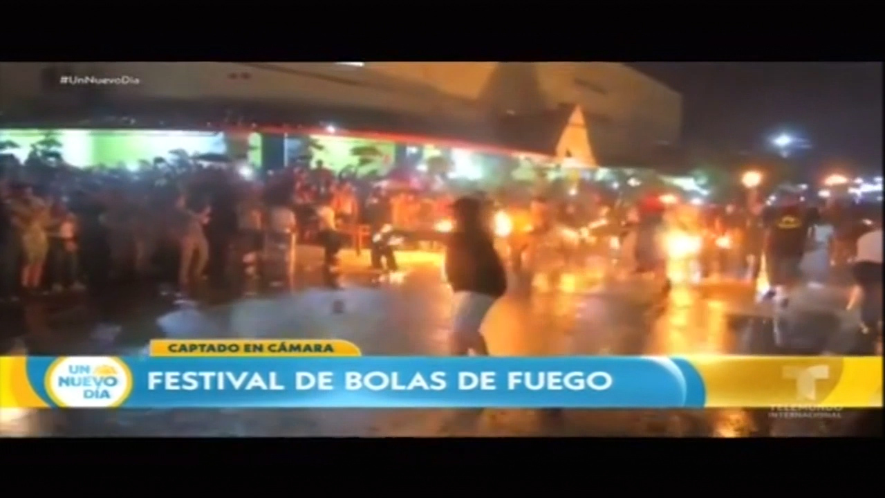 En la ciudad de Nejapa el salvador celebran el Festival de Bolas de Fuego - Cachicha.com