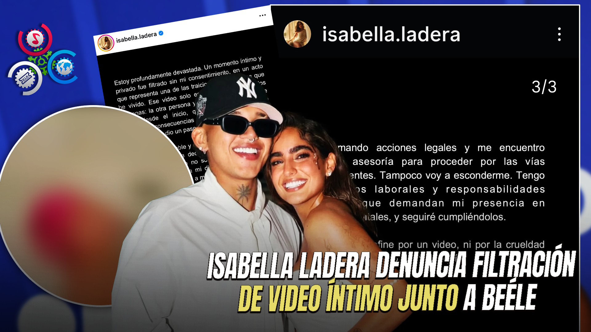Isabella Ladera anuncia que tomara acciones legales tras filtración de video íntimo con Beéle ...